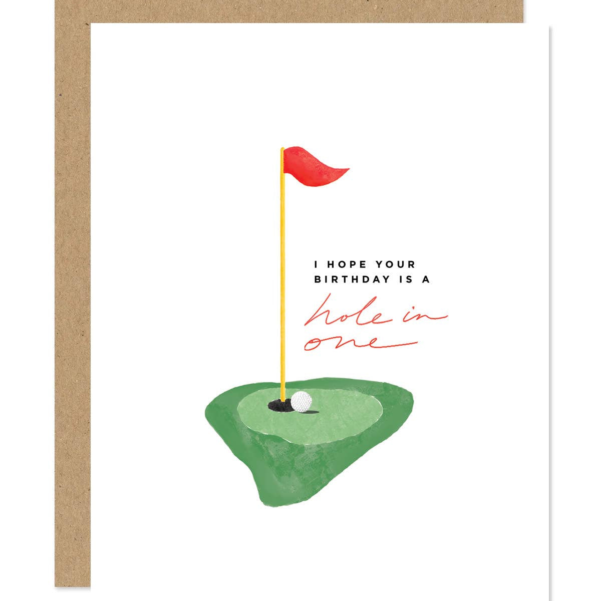 Golf Hole in One Birthday Card – ZIA Boutique